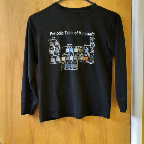 Mojang Jinx | Shirts & Tops | Minecraft Youth M 12 Periodic Table Of ...